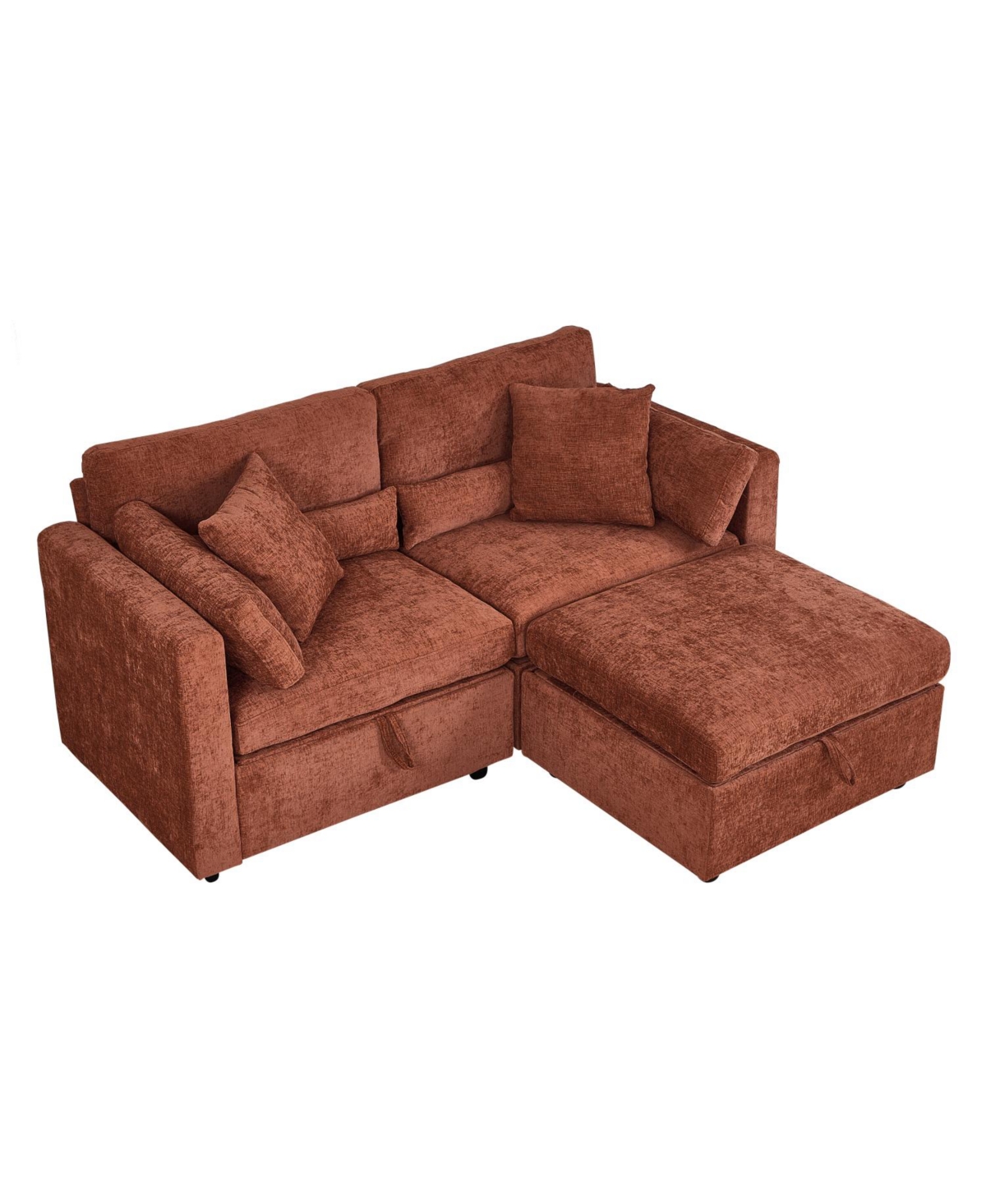 Click here for Streamdale Furniture Chenille Fleece Sofa: 500lb C... prices