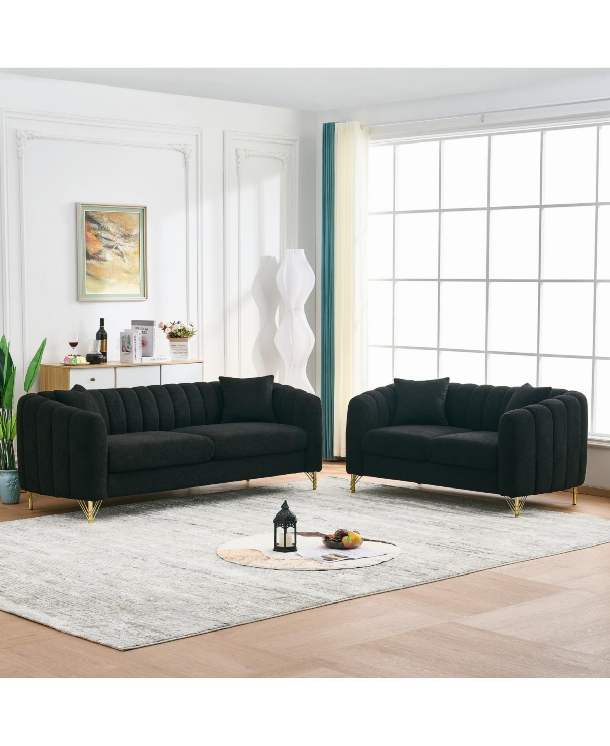 Click here for Streamdale Furniture Oversized Chenille Sofa  Mode... prices