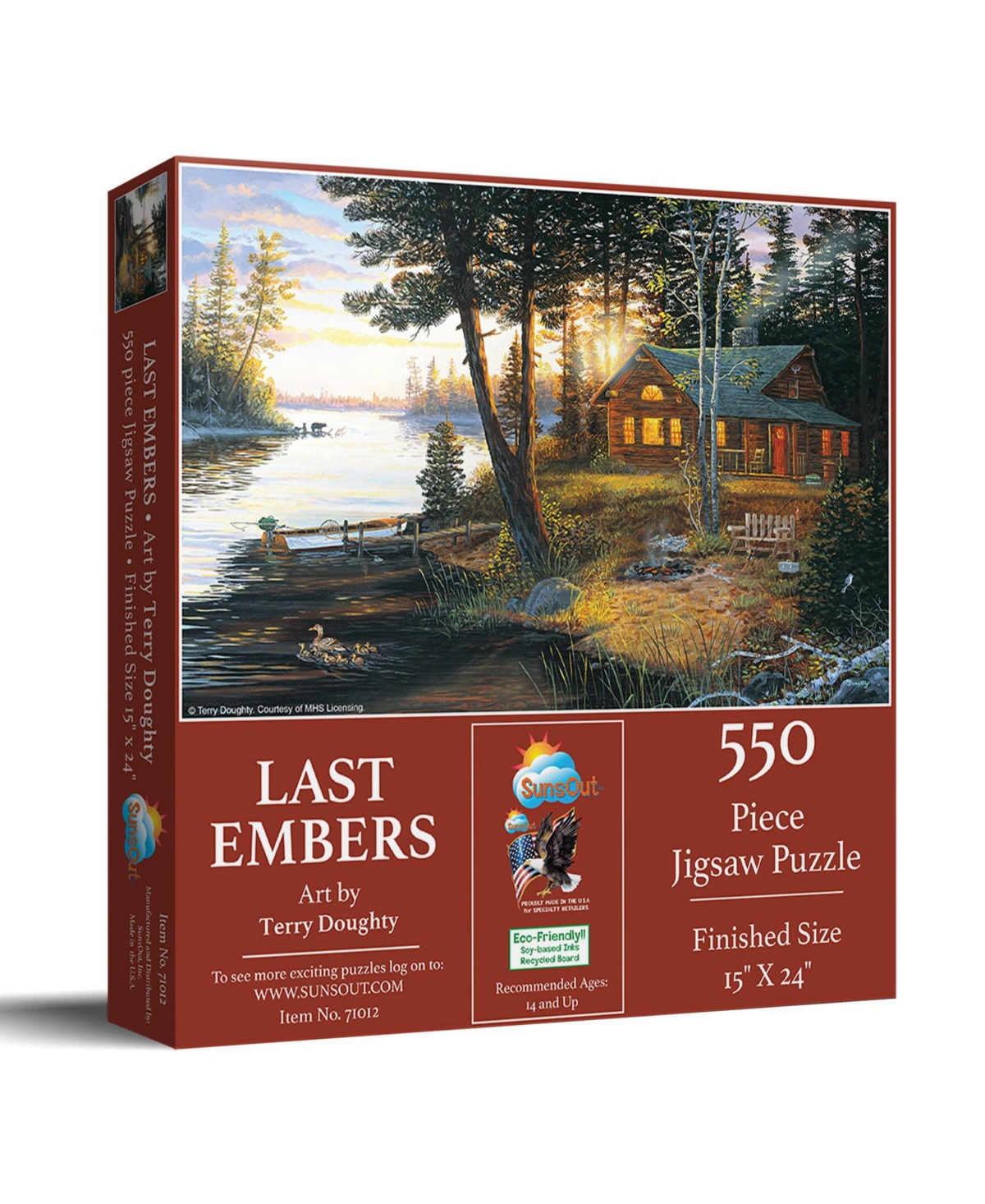 Click here for SunsOut Last Embers 550 piece Jigsaw Puzzle for Ad... prices