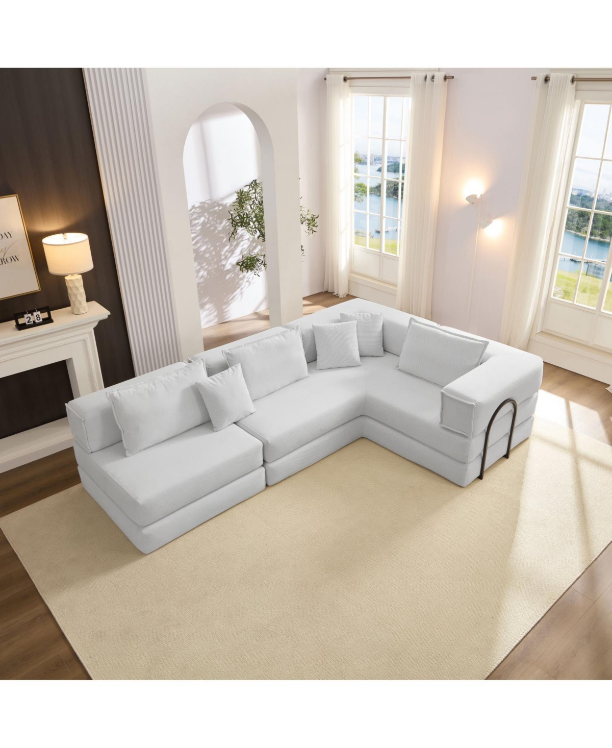 Click here for Streamdale Oversized Modular Sectional Sofa Couch... prices
