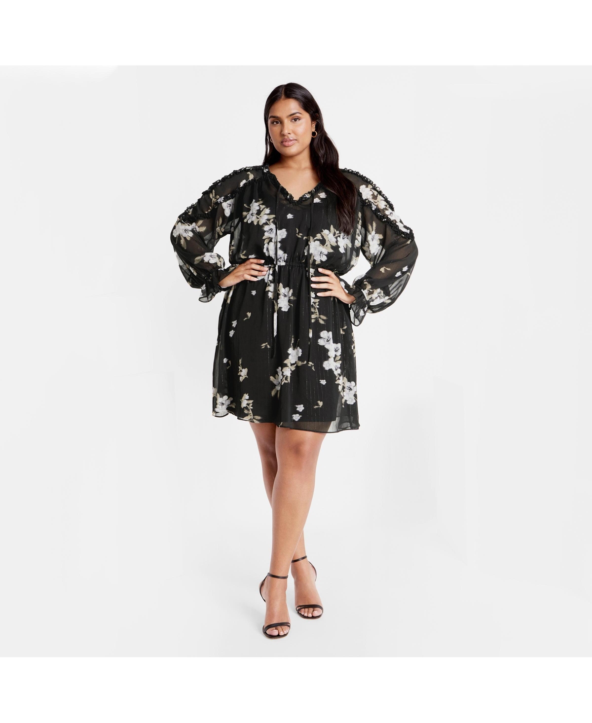 Click here for City Chic Plus Size Amira Print Dress - Floral prices