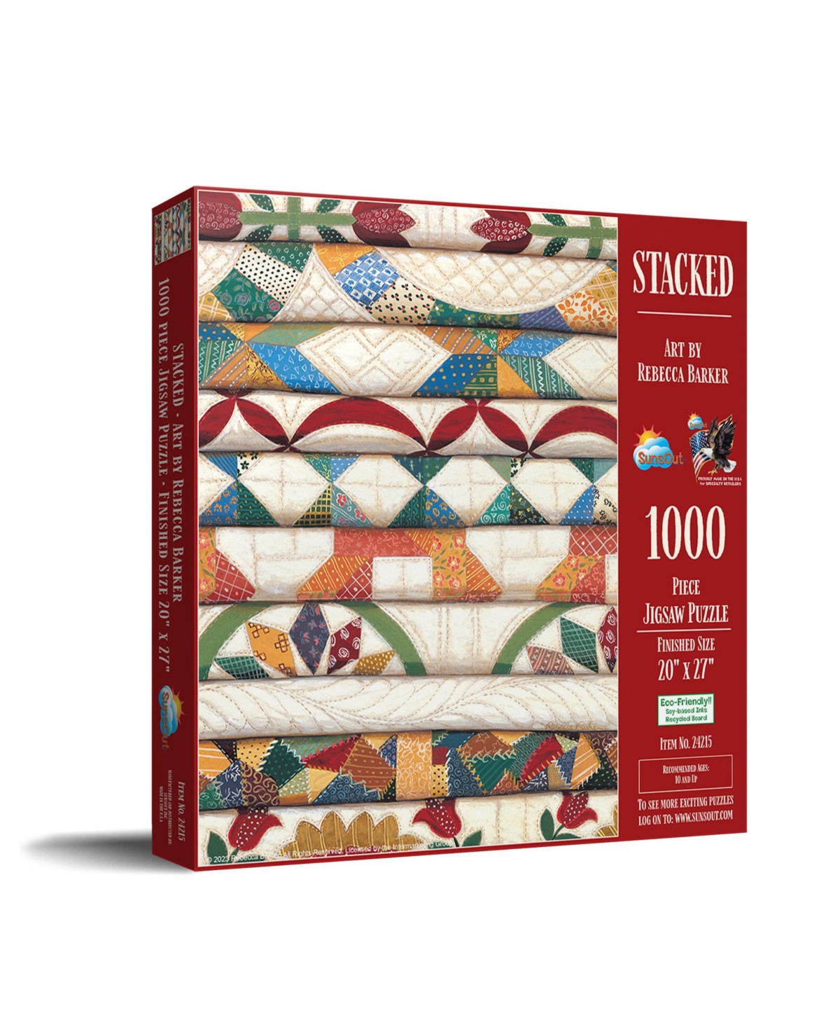 Click here for SunsOut Stacked 1000 piece Jigsaw Puzzle for Adult... prices