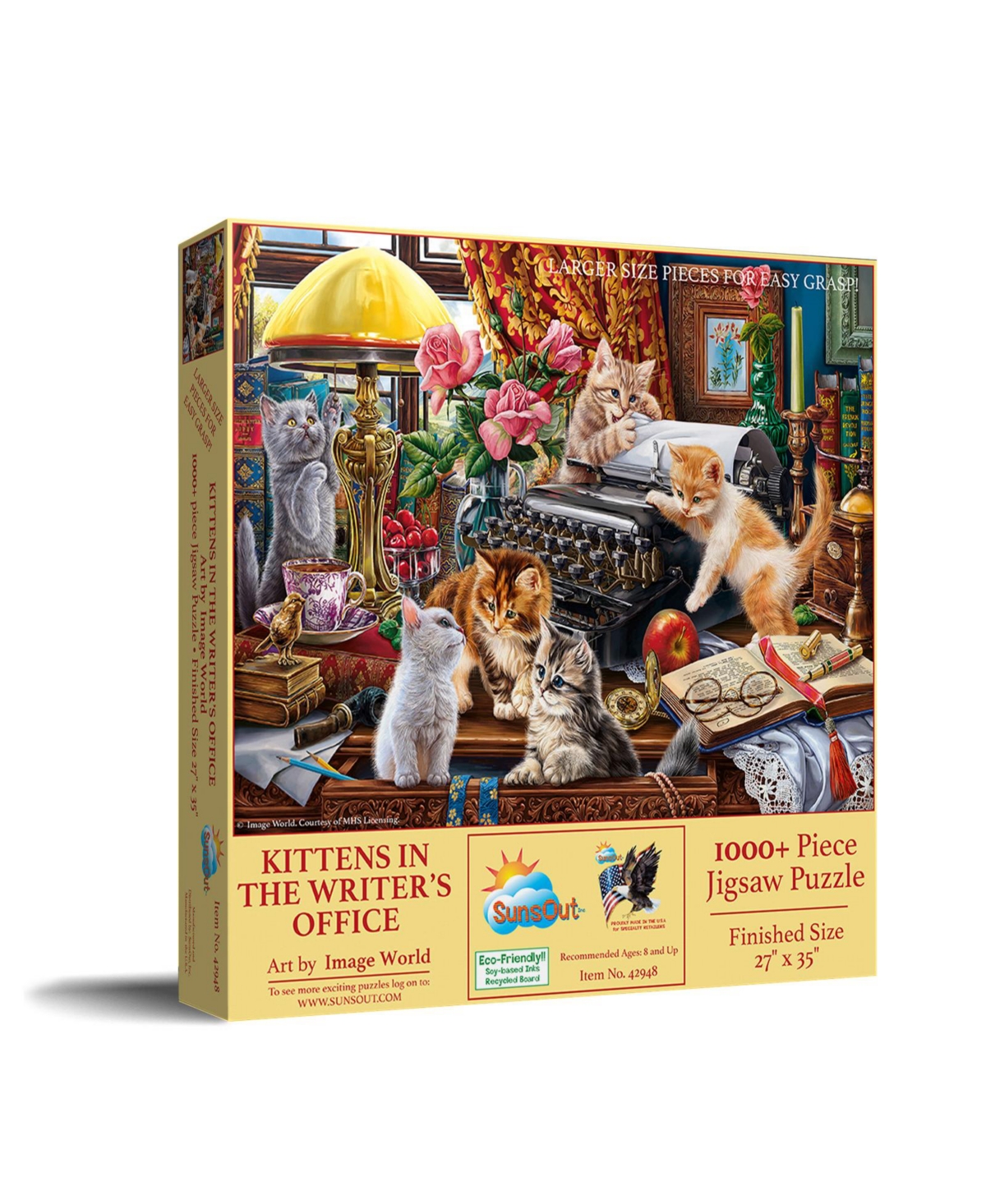 Click here for SunsOut Kittens in the Writers Office 1000 piece J... prices