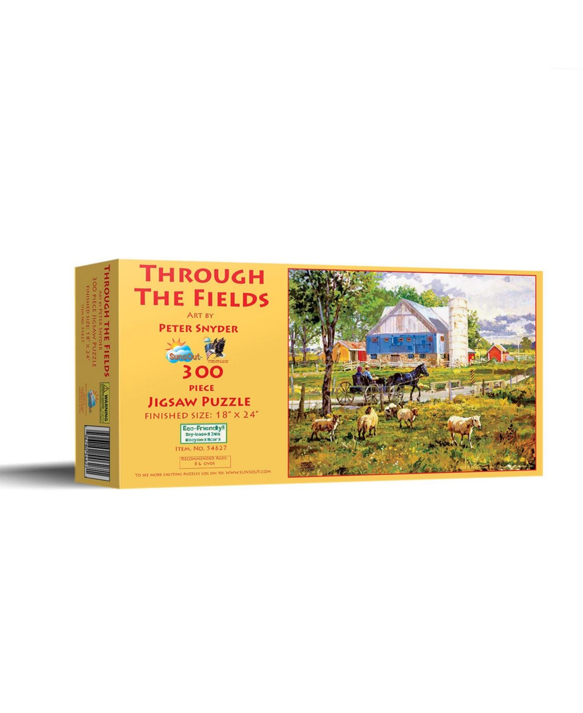 Click here for SunsOut Through the Fields 300 piece Jigsaw Puzzle... prices
