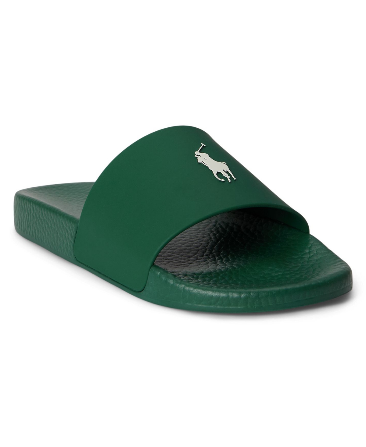 Click here for Polo Ralph Lauren Mens Slip-On Slide Sandals - Gre... prices