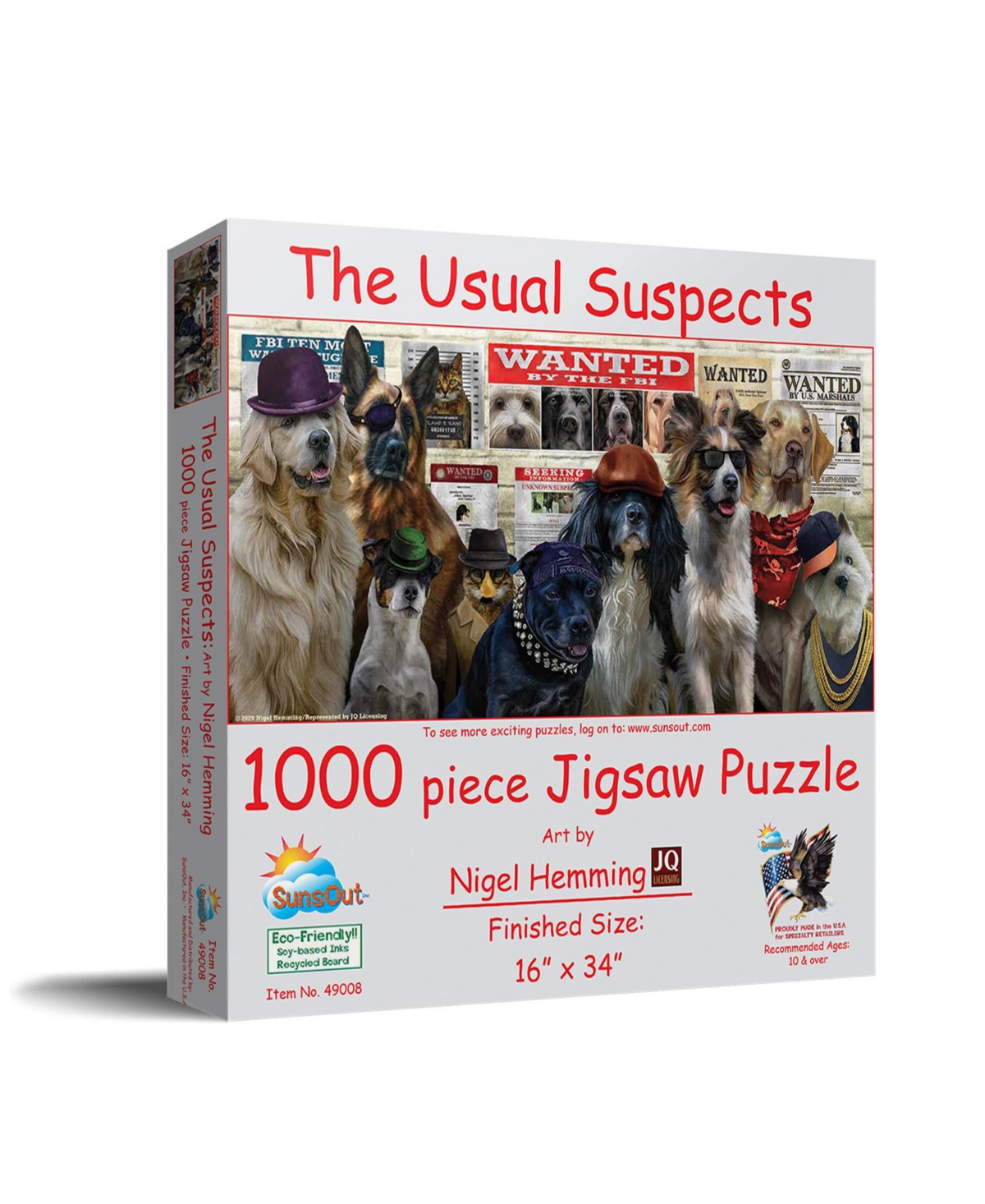 Click here for SunsOut The Usual Suspects 1000 piece Jigsaw Puzzl... prices