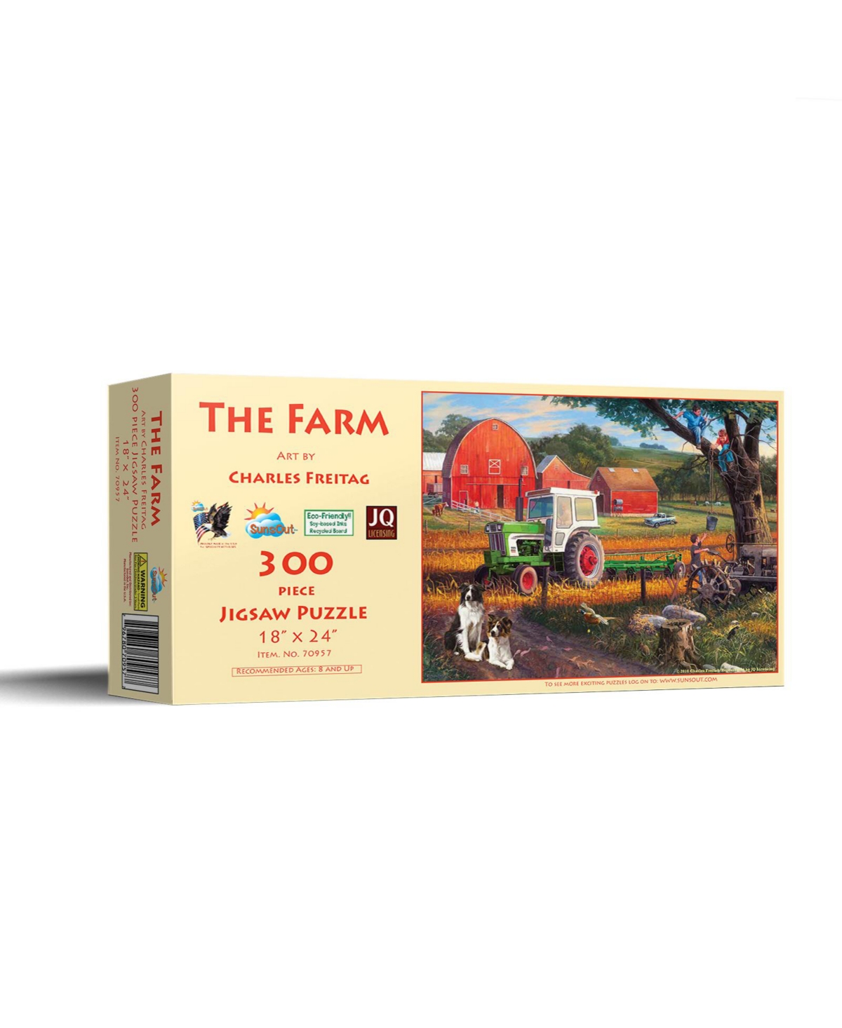 Click here for SunsOut The Farm 300 piece Jigsaw Puzzle for Adult... prices