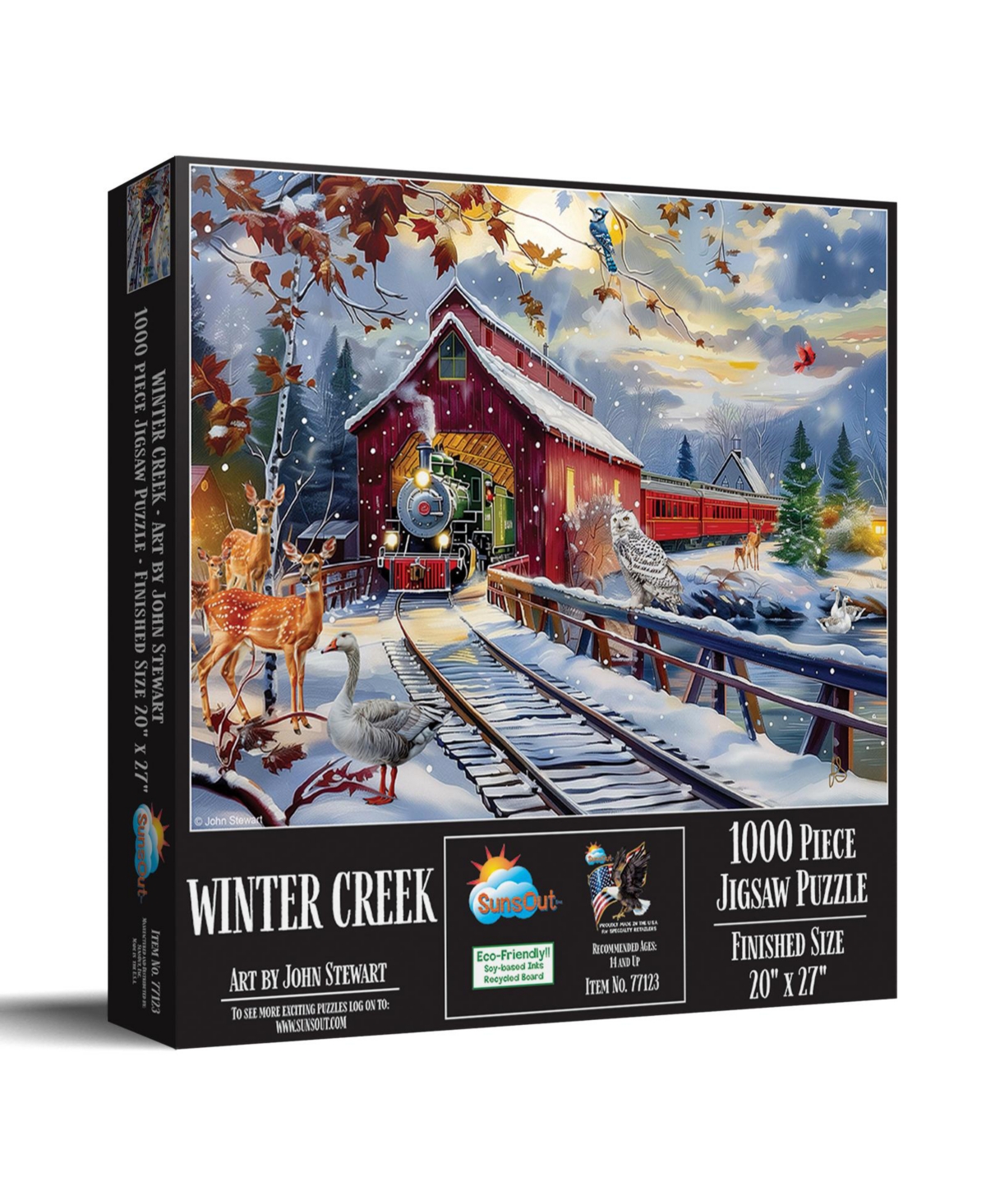 Click here for SunsOut Winter Creek 1000 piece Jigsaw Puzzle for... prices