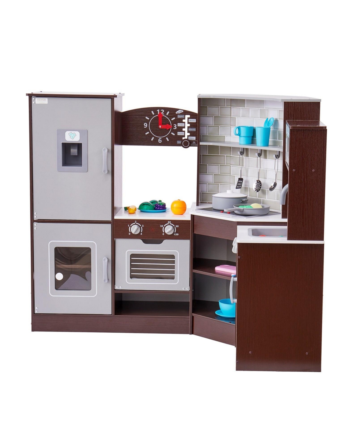 Click here for Wooden Corner Play Kitchen with Lights Sounds and... prices