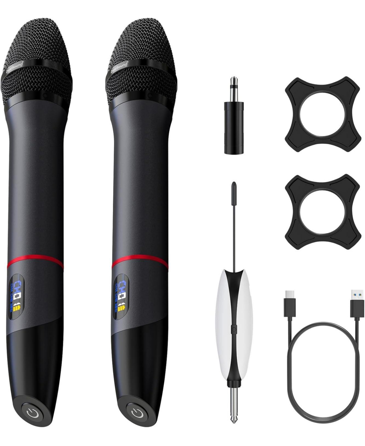 Click here for ZealSound Uhf Wireless Microphone System 2 Metal H... prices