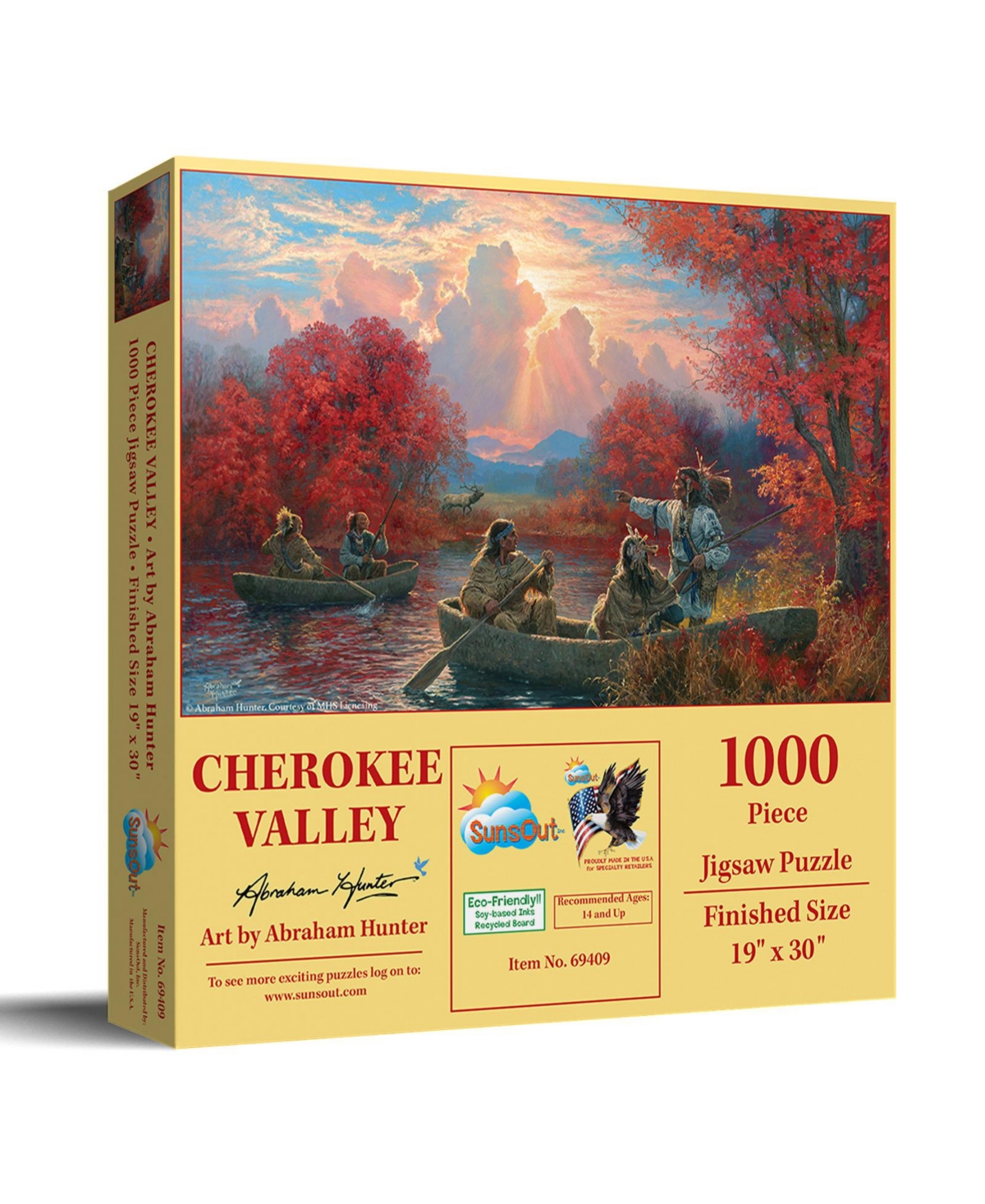 Click here for SunsOut Cherokee Valley 1000 piece Jigsaw Puzzle f... prices