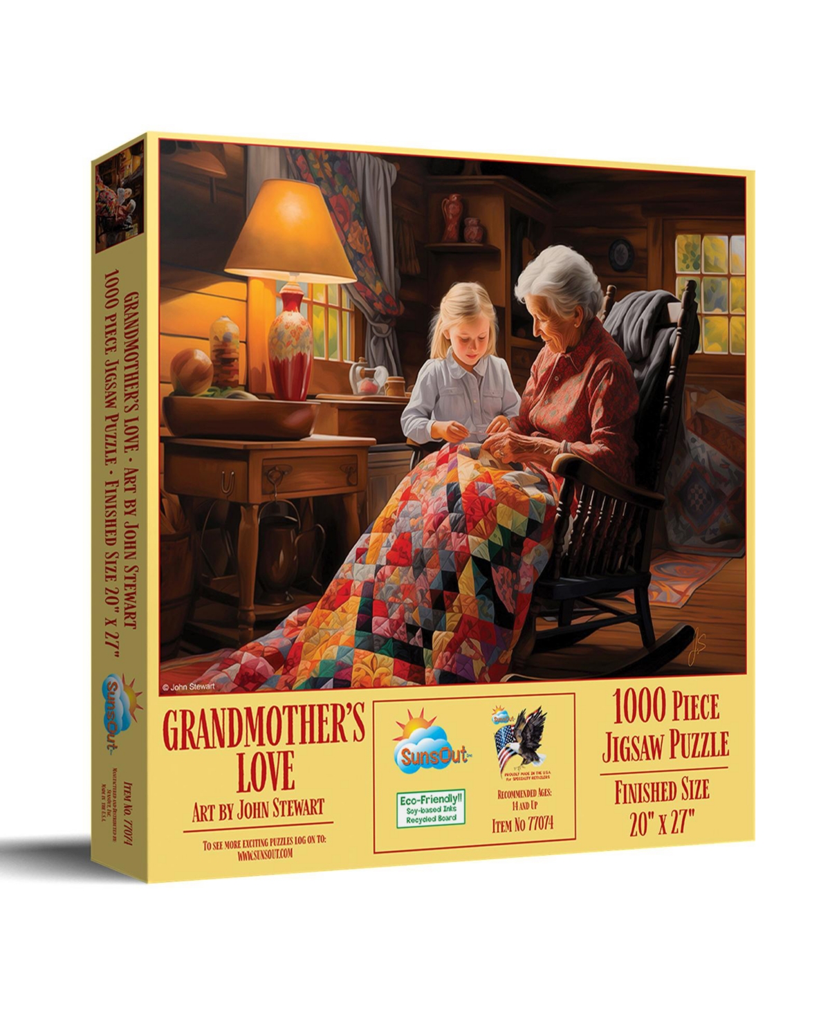 Click here for SunsOut Grandmothers Love 1000 piece Jigsaw Puzzle... prices