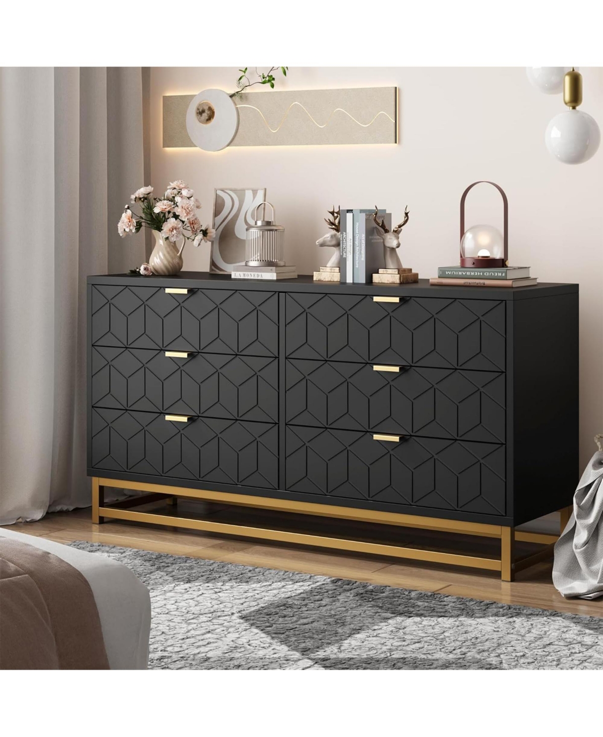 Click here for gaomon Dresser for Bedroom  53.5" Large Dress... prices