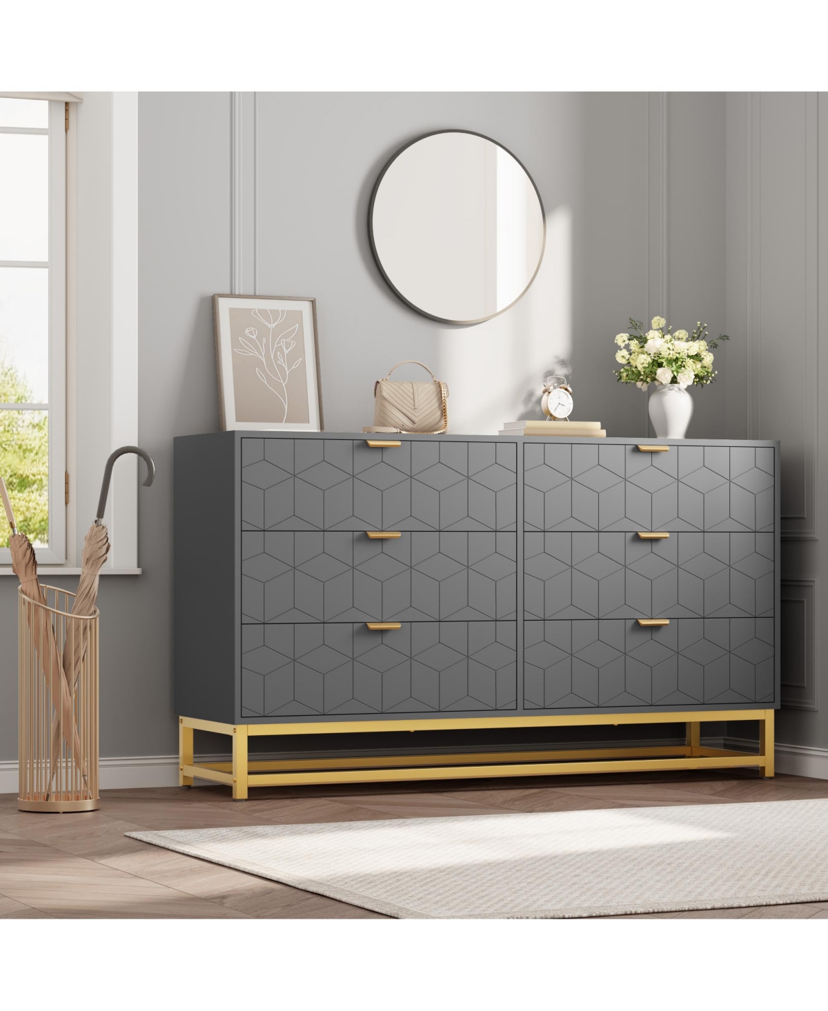 Click here for gaomon Dresser for Bedroom  53.5" Large Dress... prices