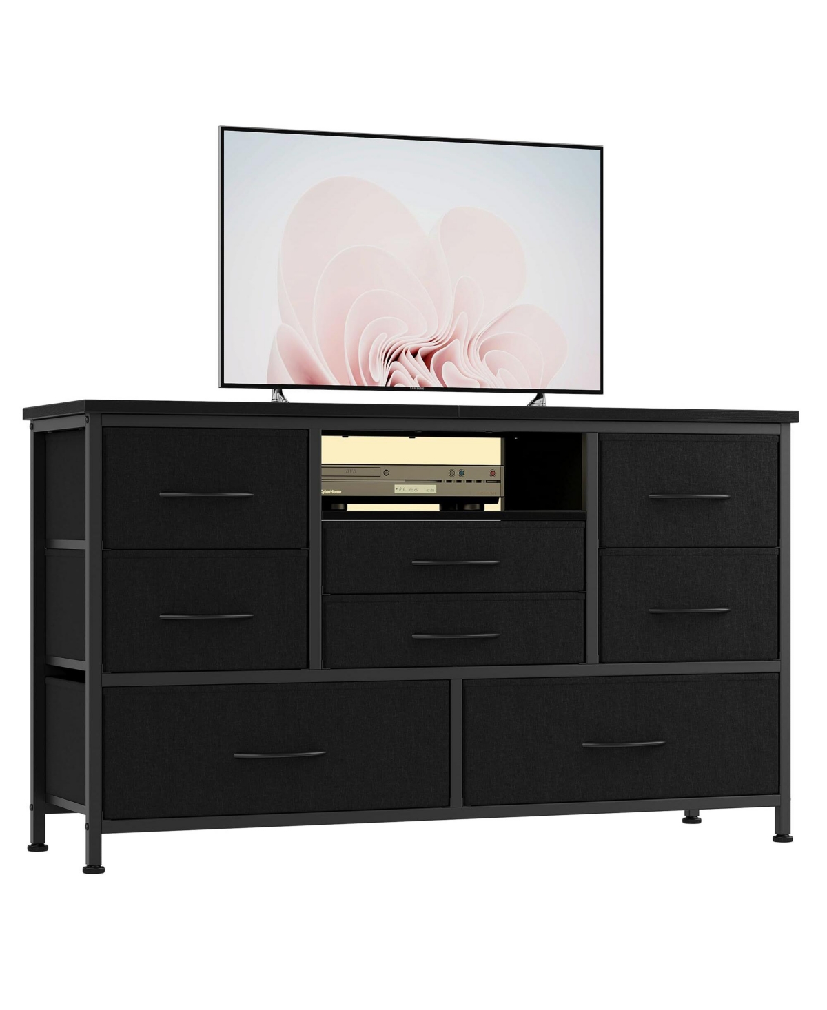 Click here for Gaomon 8-Drawer Dresser Tv Stand with Rgb Led Ligh... prices