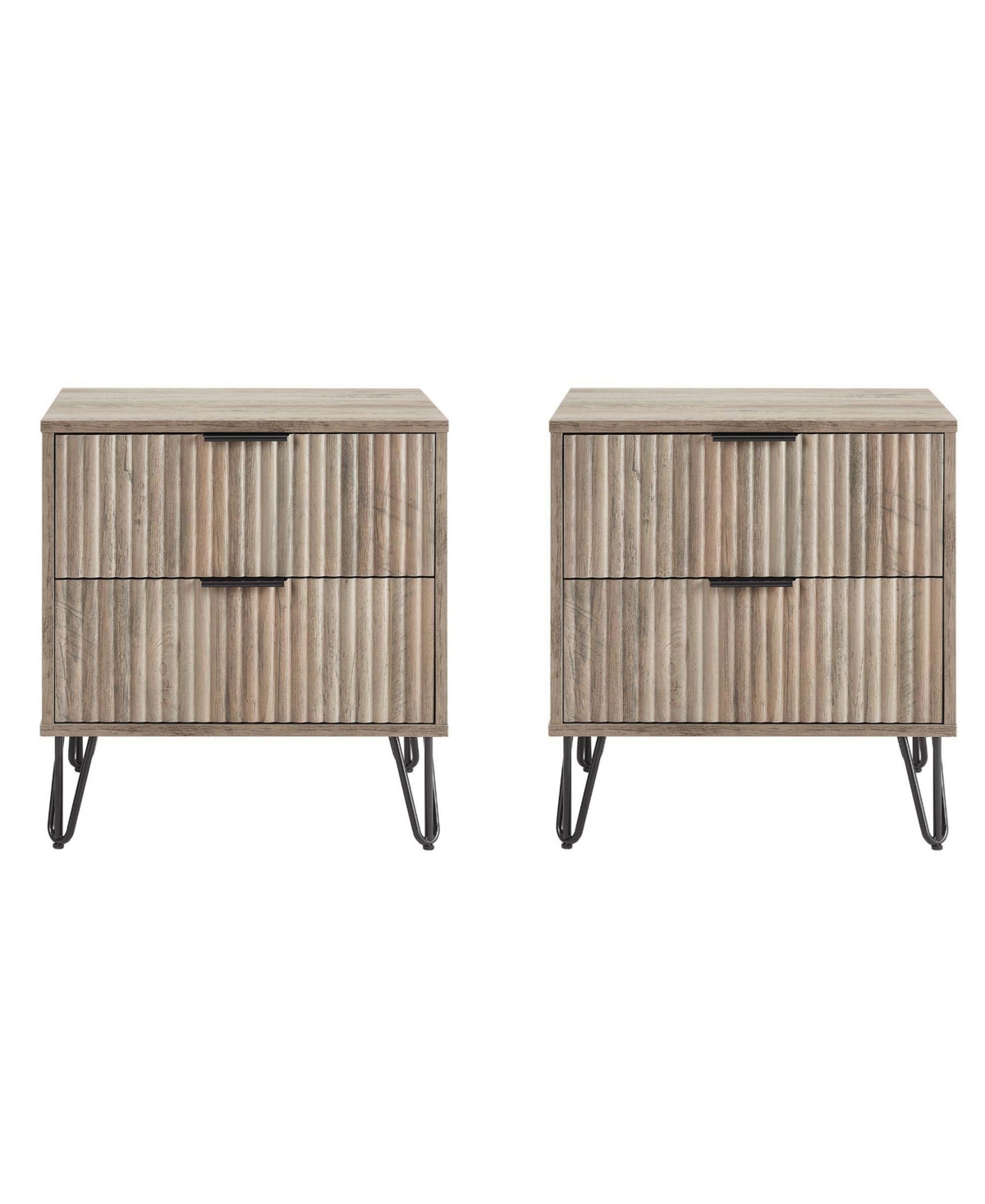 Click here for Manhattan Comfort Dumbo Fluted 2-Drawer Wood Night... prices