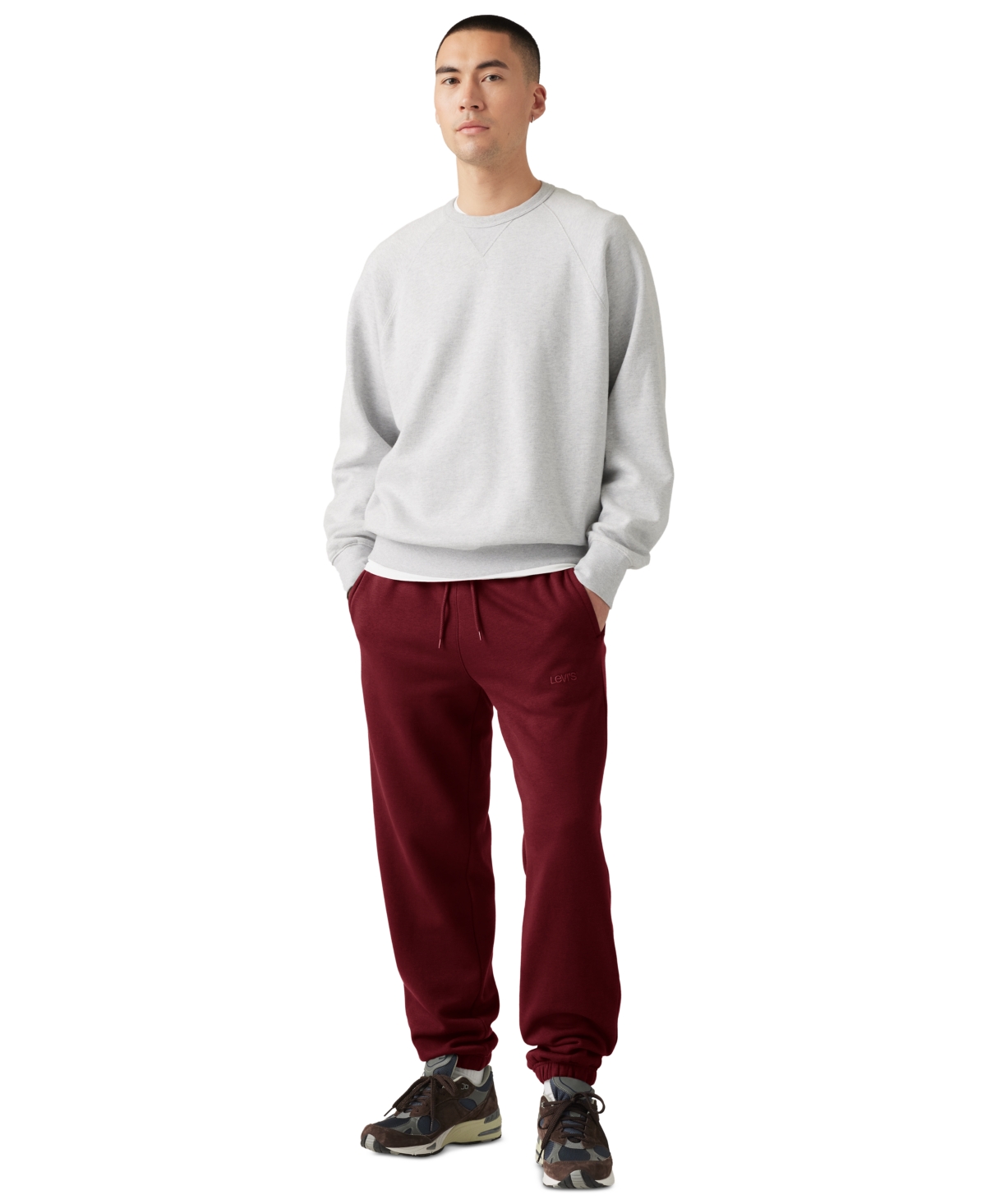 Click here for Levis Mens Regular-Fit Sweatpants - Tawny port prices