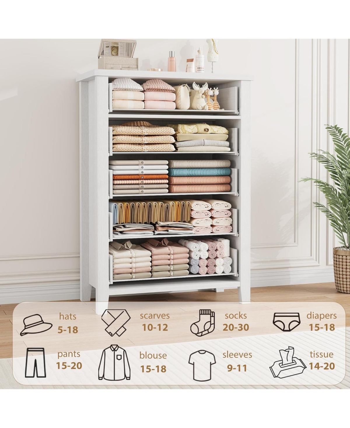 Click here for gaomon 5-Drawer Engineered Wood Waterproof Top  An... prices