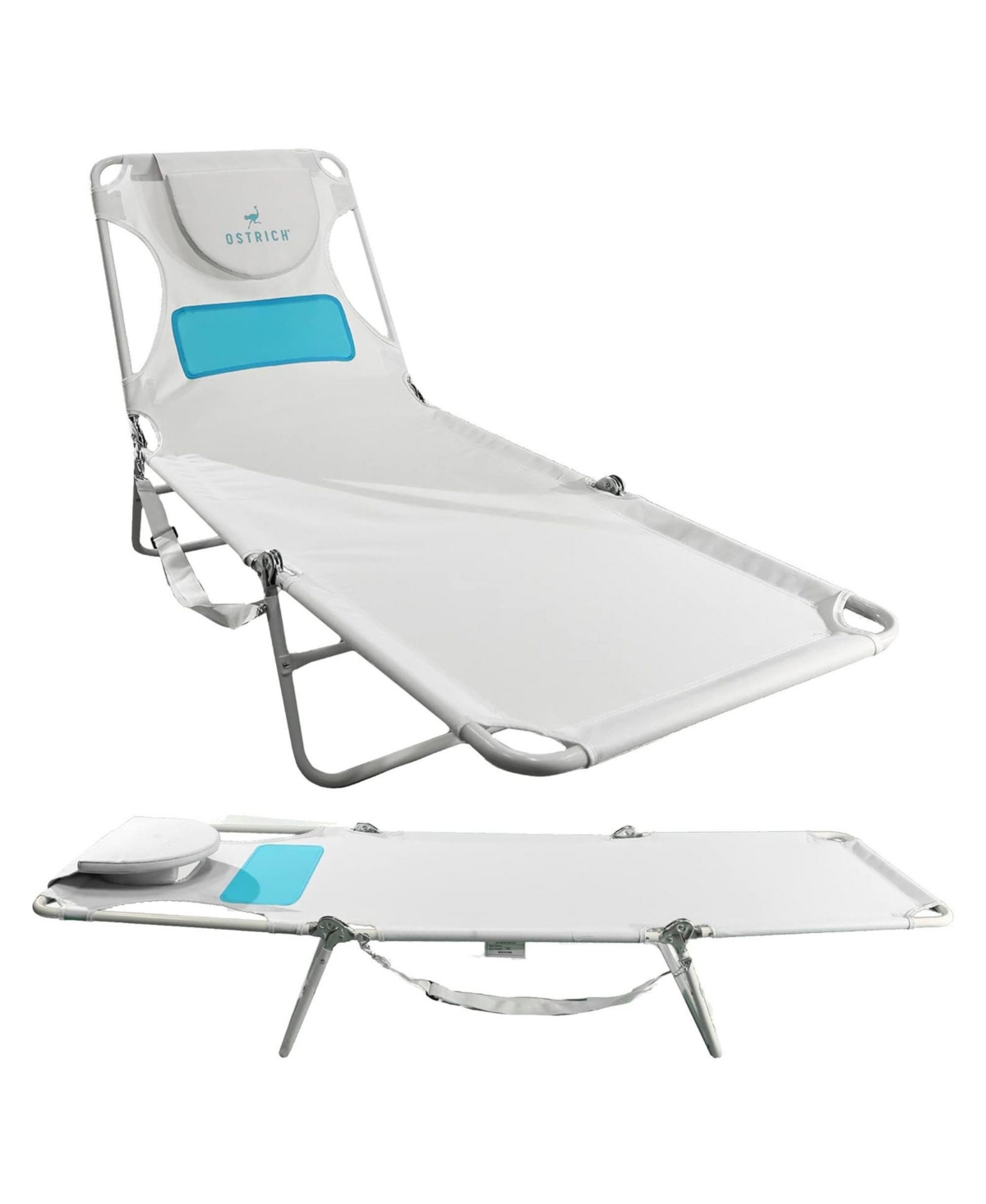 Click here for Ostrich Ladies Comfort Lounger  Foldable Beach Cam... prices