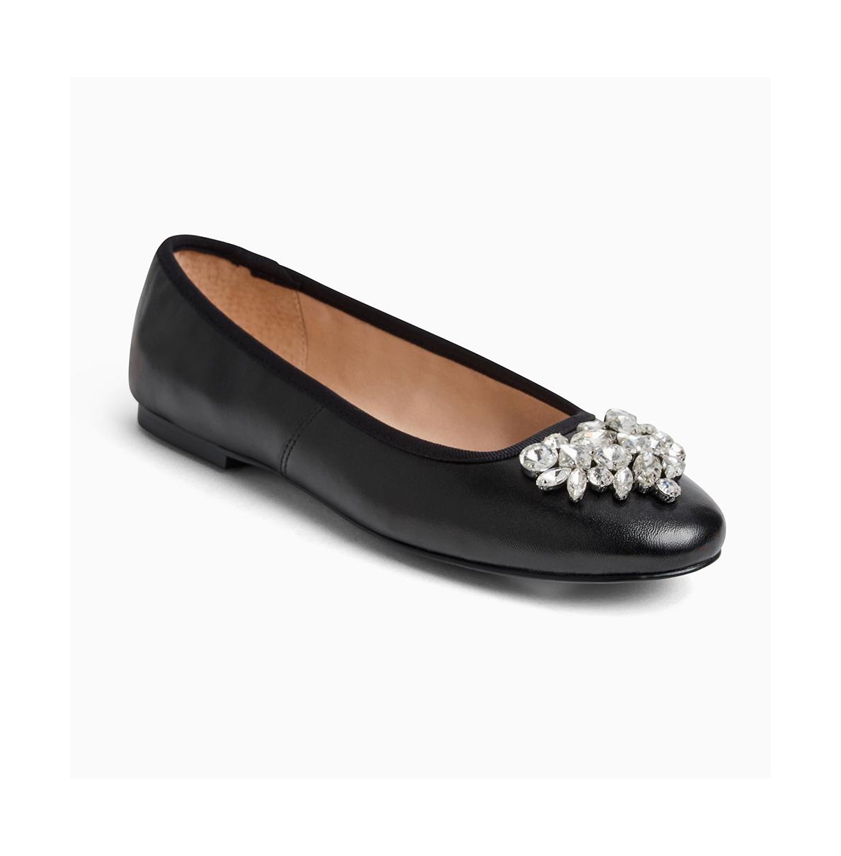 Click here for Jack Rogers Womens Ellina Jeweled Ballet - Black prices