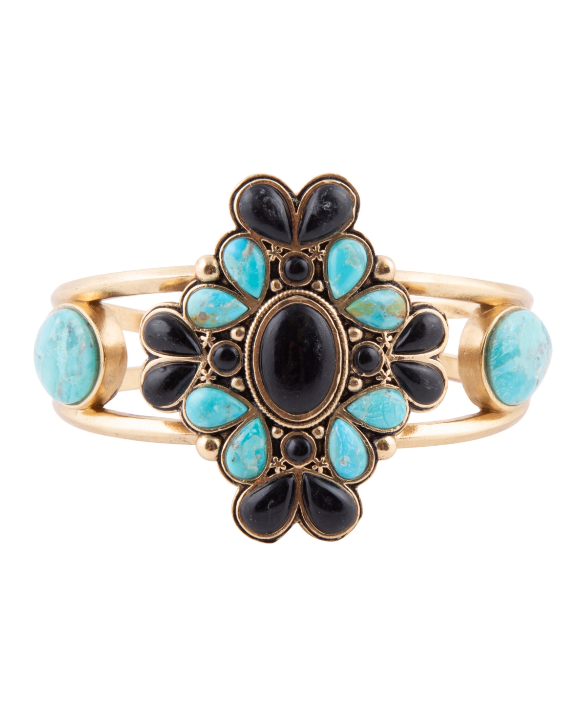 Click here for Barse Barcelona Blue Turquoise Black Onyx Golden C... prices