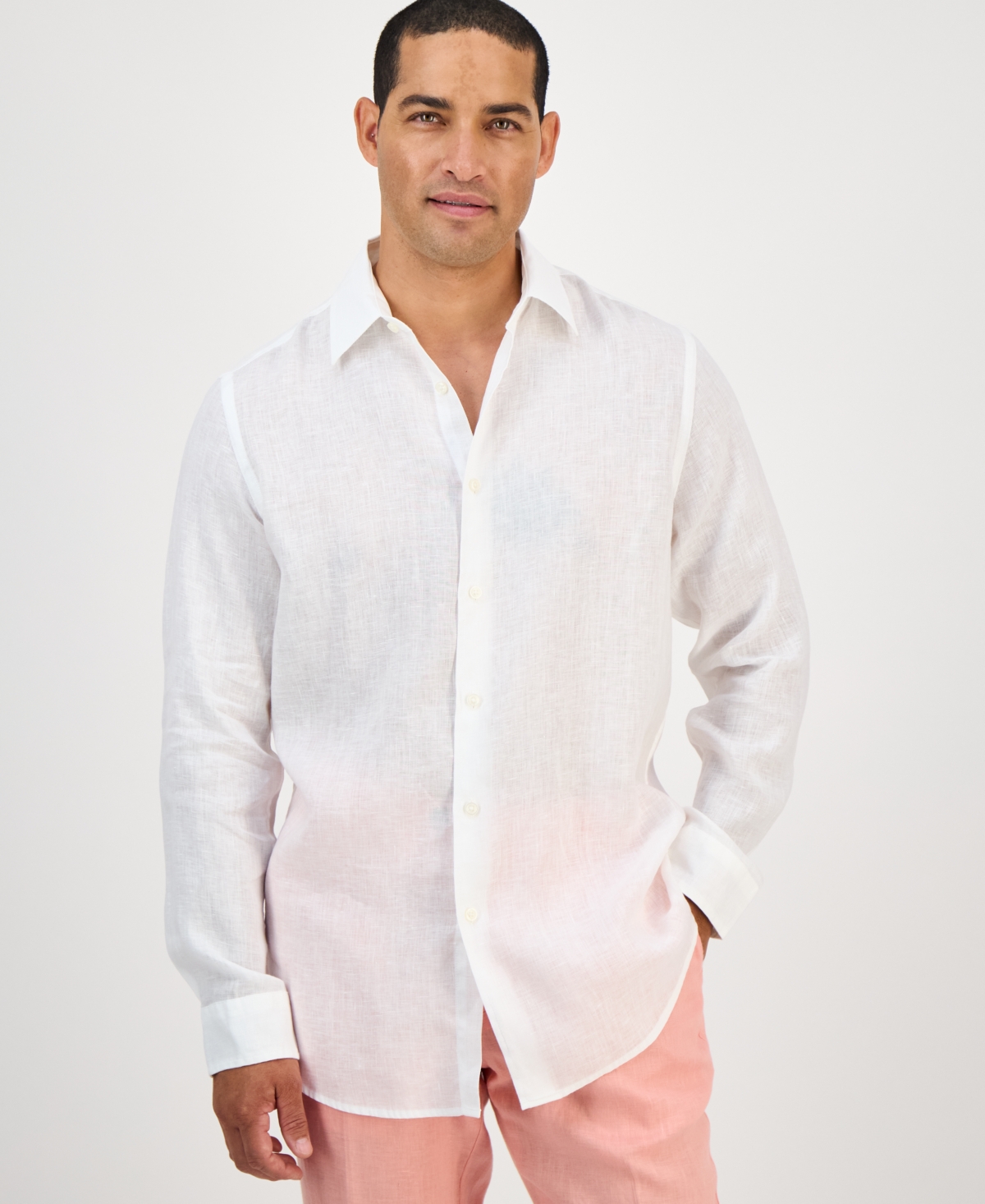 Click here for Club Room Mens 100 Linen Shirt  Created for Macys... prices