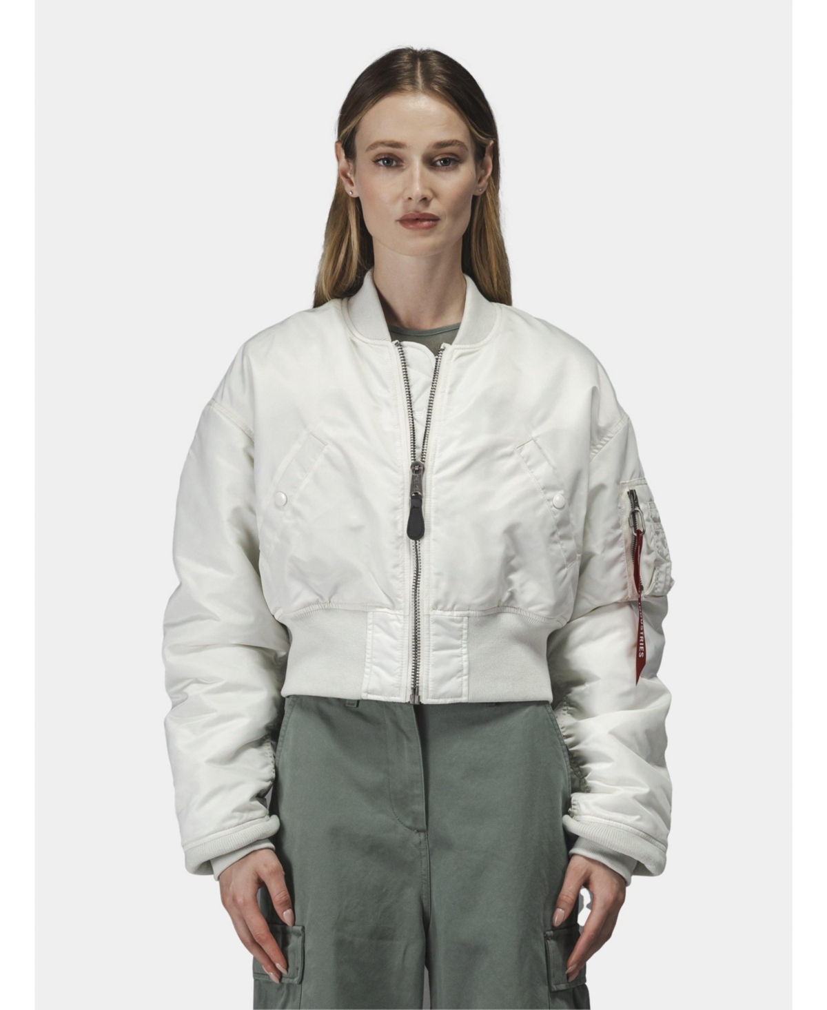 Click here for Alpha Industries Womens Cropped Ma-1 Flight Jacket... prices