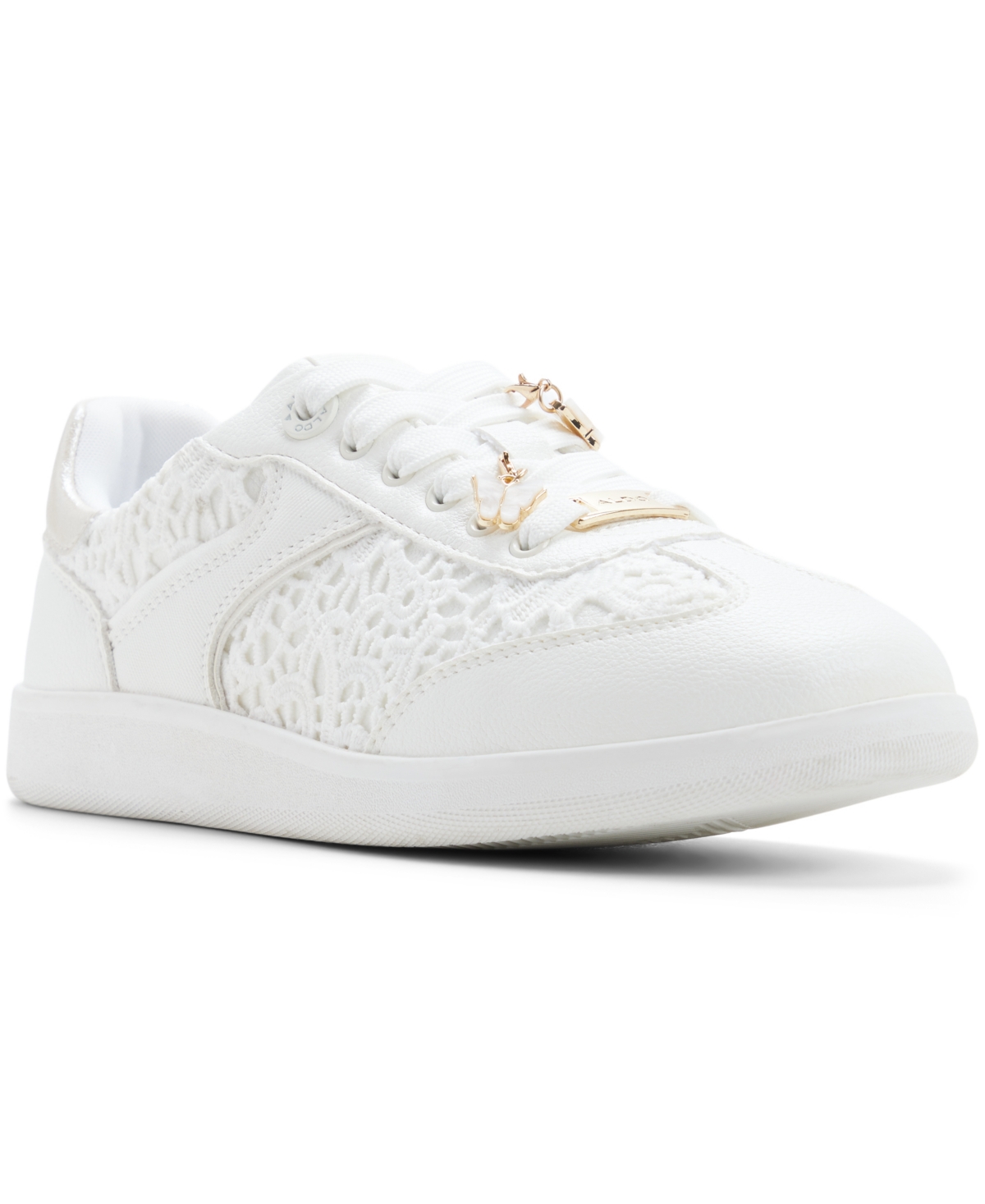 Click here for Aldo Womens Erilg Lace-Up Low Top Sneakers - White... prices