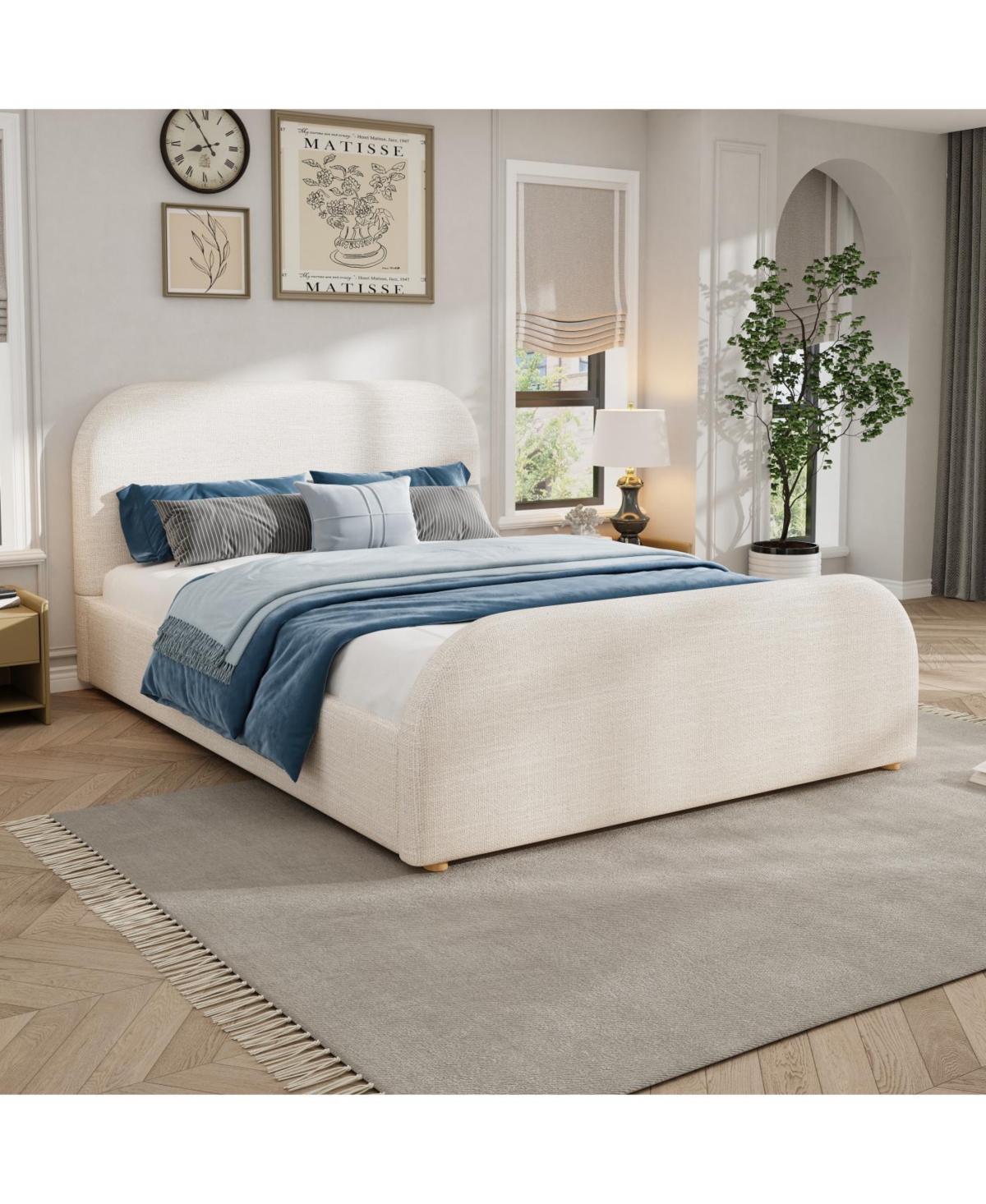Click here for Streamdale Furniture Streamdale Queen Size Linen U... prices