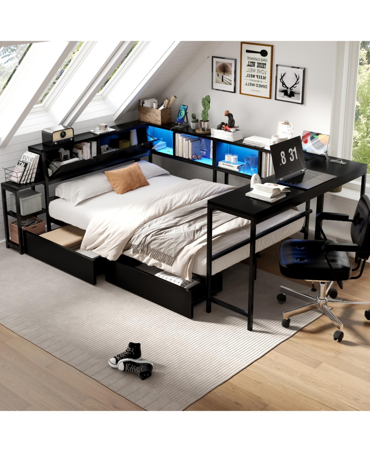 Click here for Streamdale Furniture Streamdale Twin Corner Bed Fr... prices