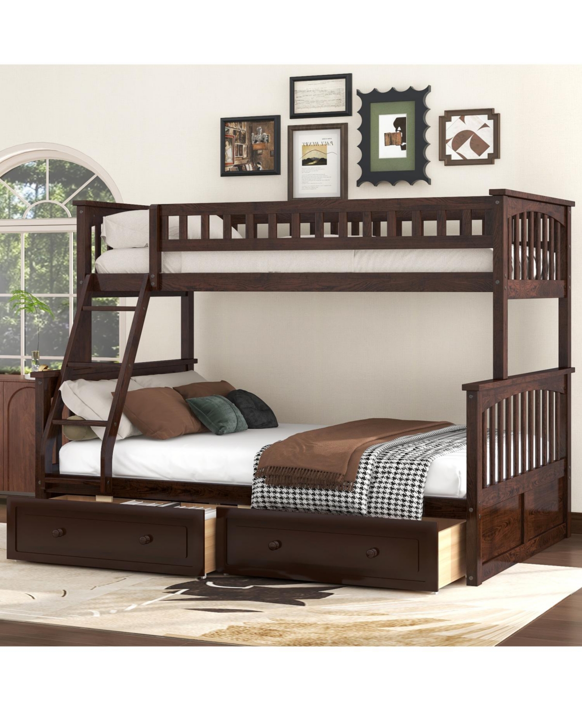 Click here for Streamdale Furniture Twin over Full Bunk Bed with... prices