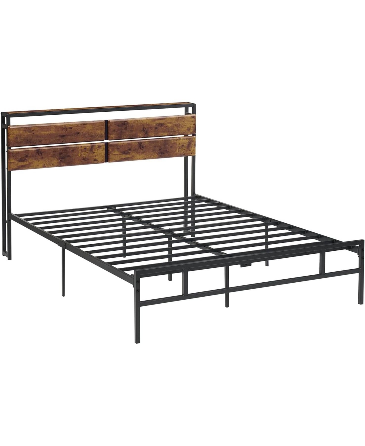 Click here for gaomon Full Size 14 Inch Metal Bed Frame with Wood... prices