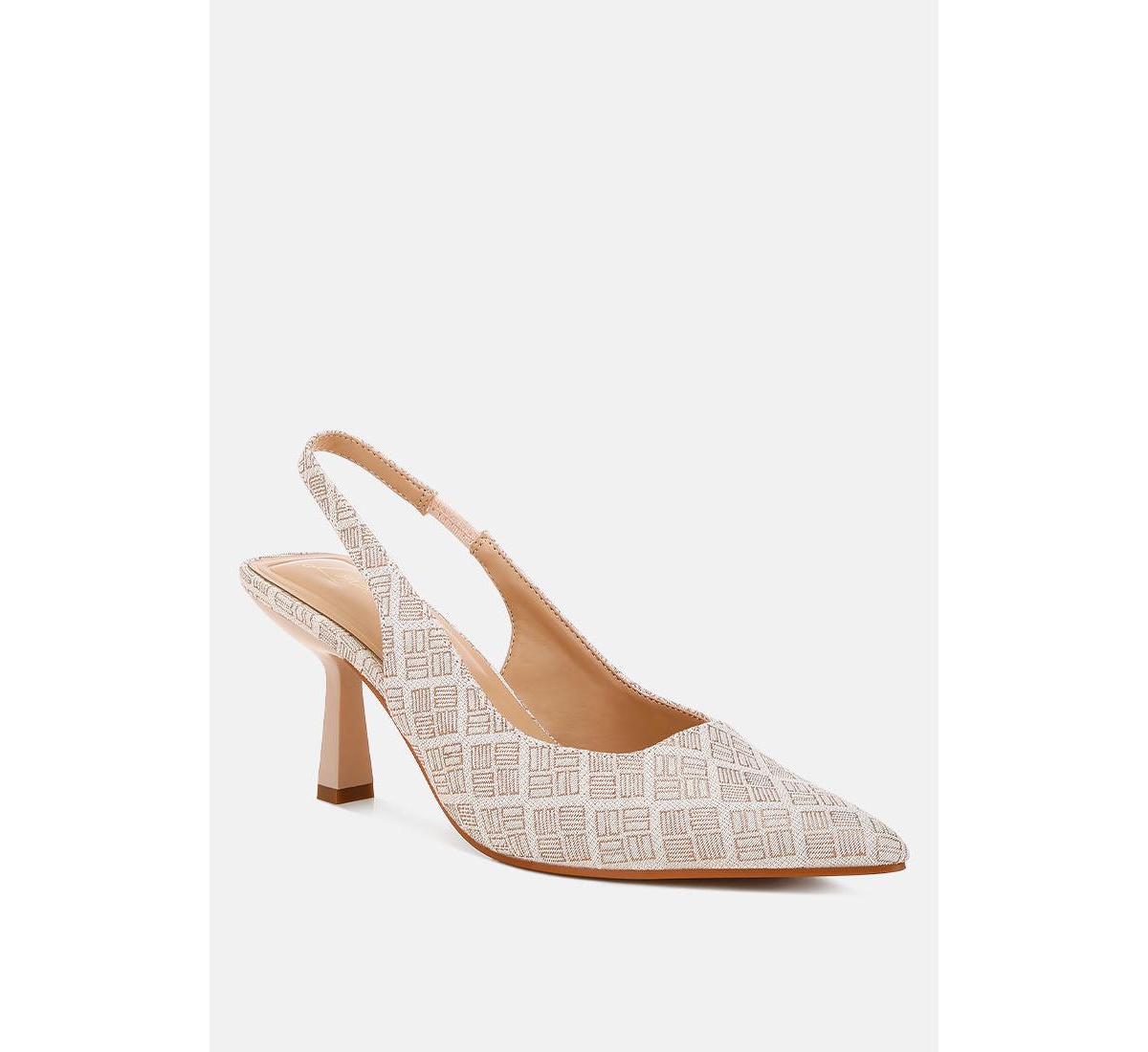 Click here for London Rag Womens Faina Pointed Toe Kitten Heel Pu... prices