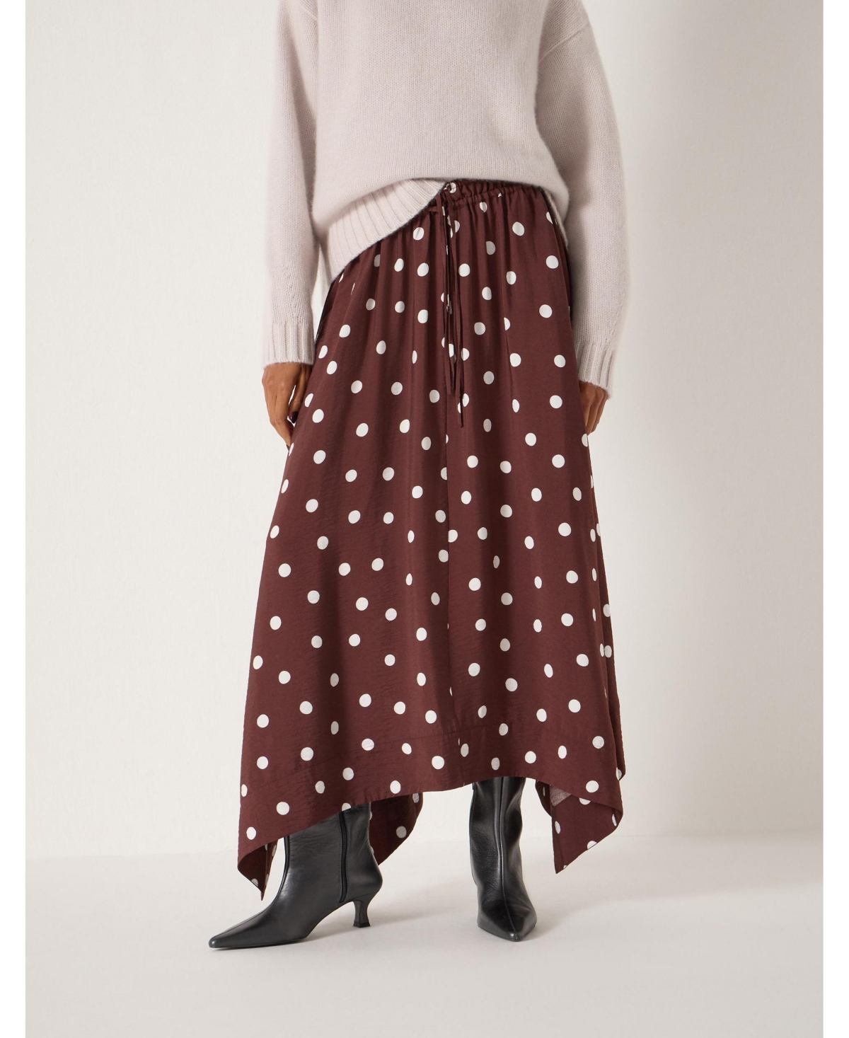 Click here for Hush Womens Air Flow Hanky Hem Skirt - Polka dot b... prices