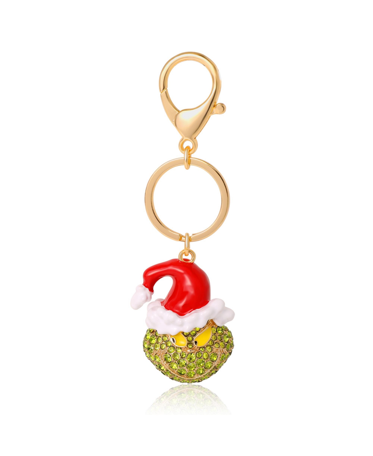 Click here for Dr. Seuss The Grinch Crystal Keychain with Santa H... prices