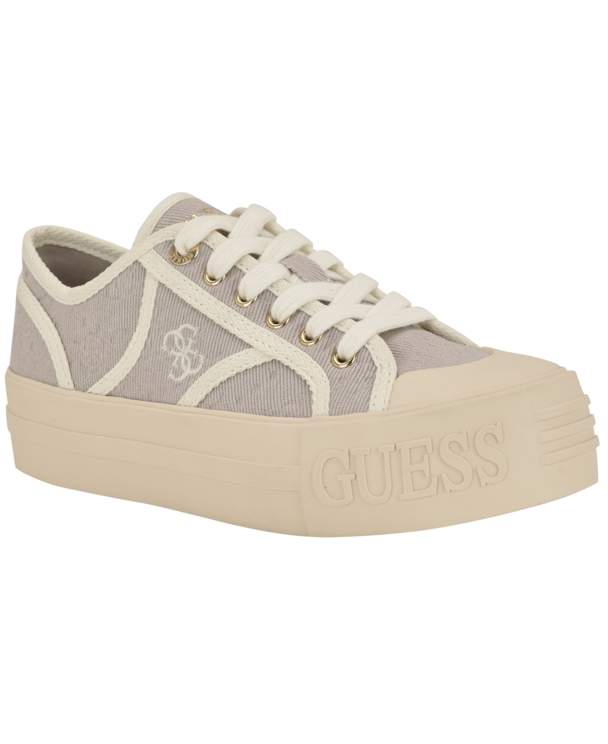 Click here for Guess Womens Issah Branded Platform Lace-Up Sneake... prices