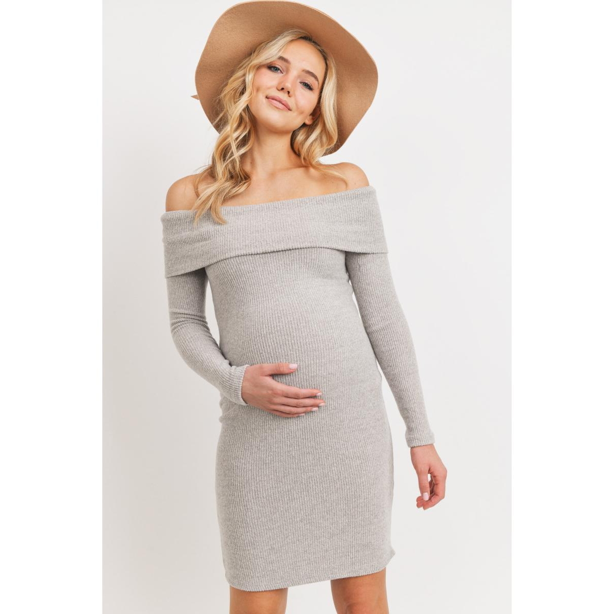 Click here for Hello Miz Womens Ribbed Off Shoulder Long Sleeve B... prices