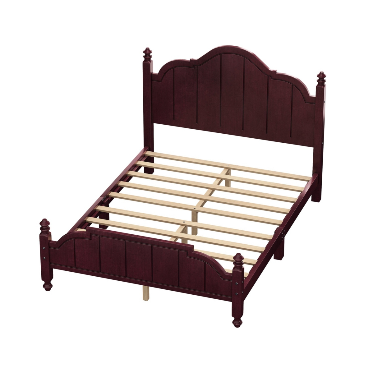 Click here for Boyel Living Full Size Wooden Bed Frame with Headb... prices