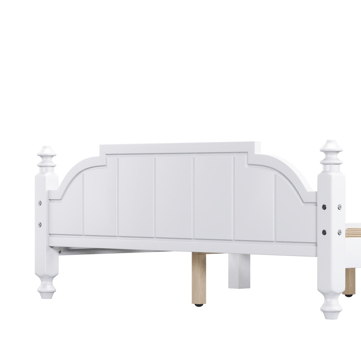 Click here for Boyel Living Full Size Wooden Bed Frame with Headb... prices