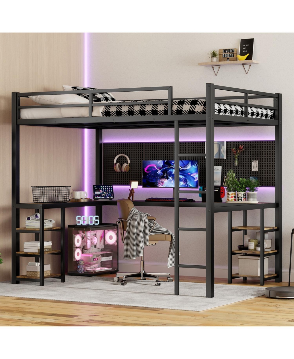 Click here for Streamdale Furniture Full Xl Loft Bed with Desk &... prices