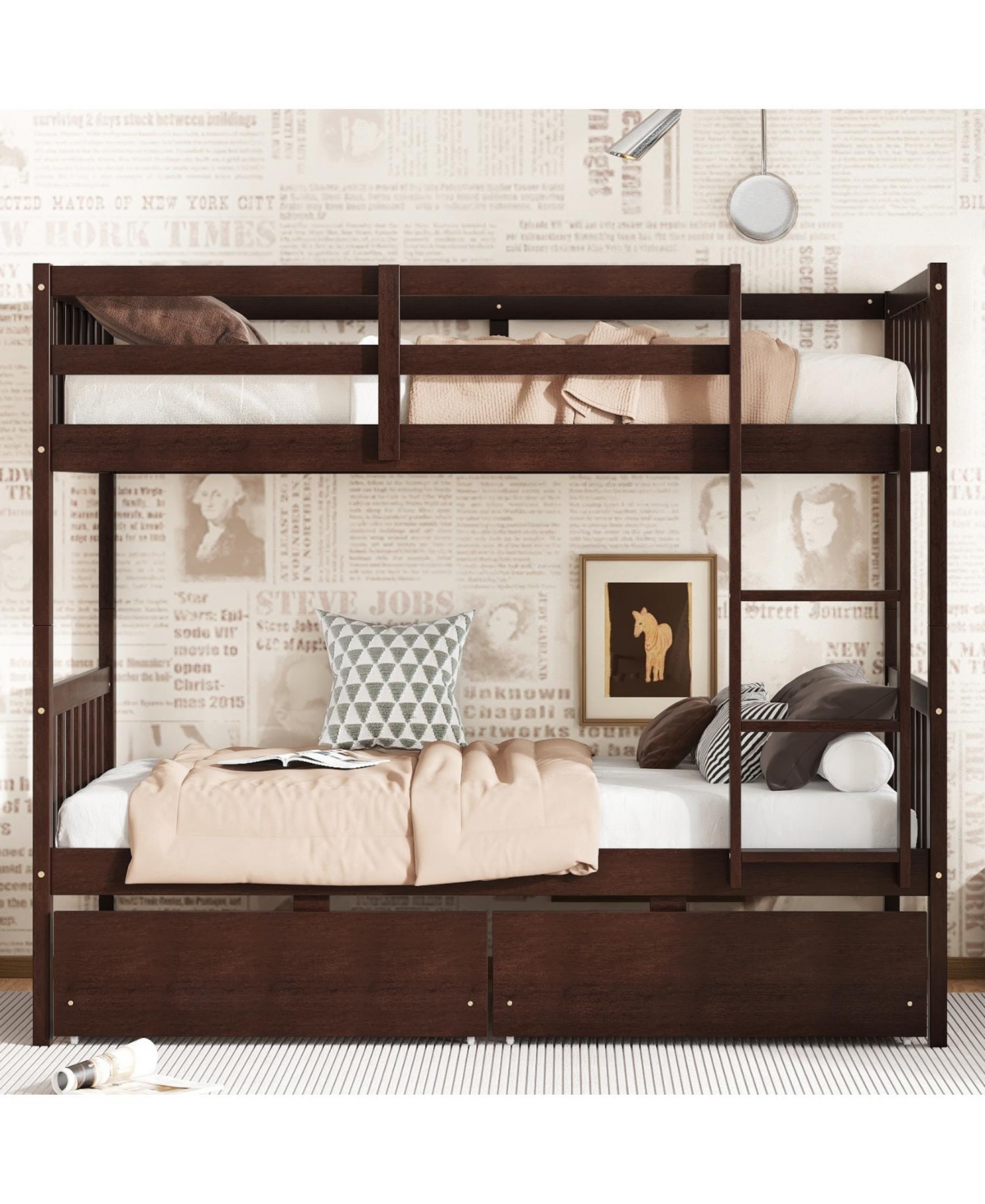 Click here for Streamdale Furniture Twin Bunk Bed with Drawers an... prices