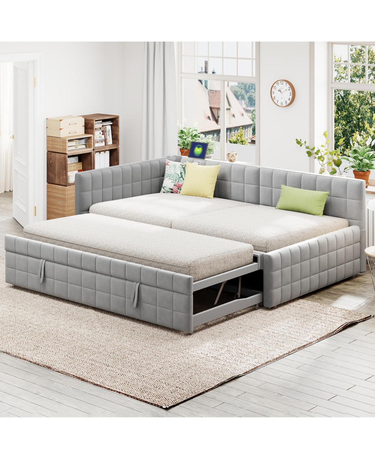 Click here for Streamdale Furniture Upholstered L-Shaped Daybed w... prices