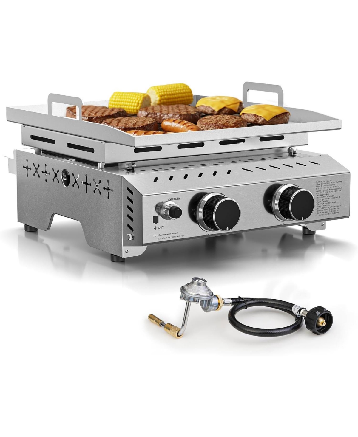 Click here for Cowsar Portable Propane Griddle  16000BTU Tabletop... prices