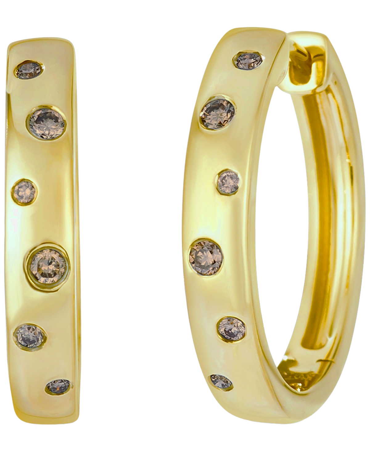 Click here for Le Vian Chocolate Diamond Hoop Earrings (0.154 ct.... prices