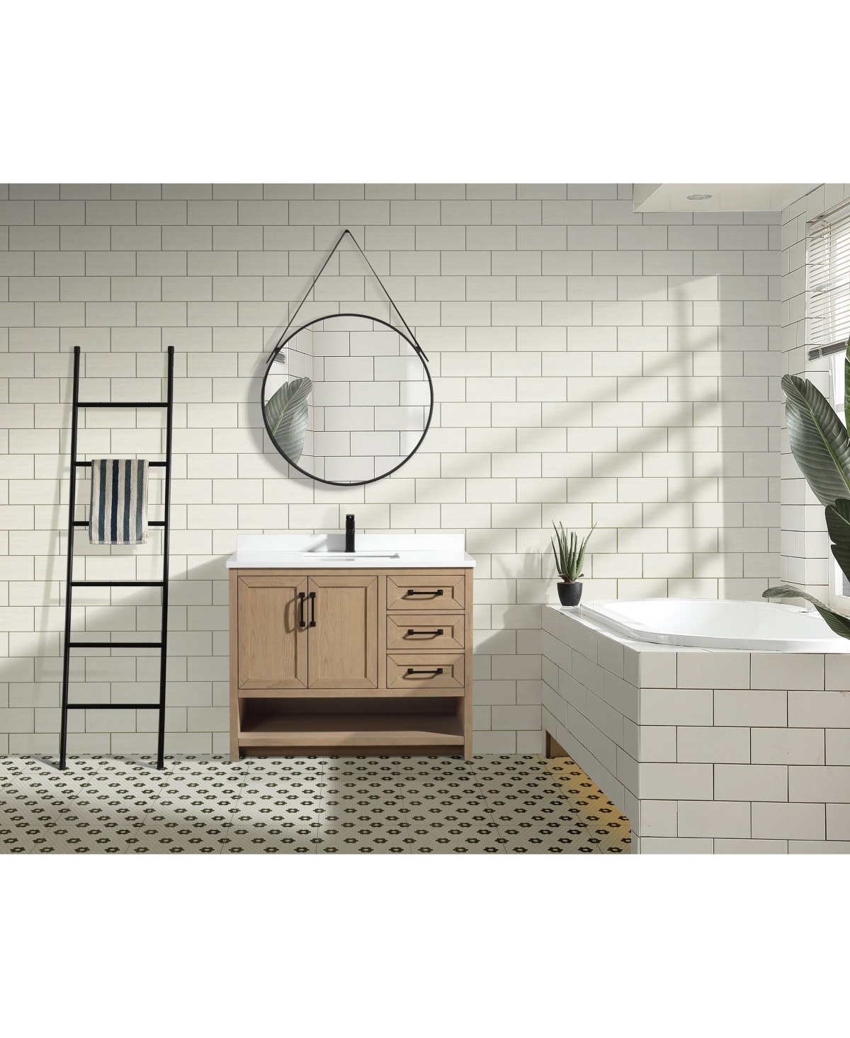 Click here for Ari Bath  Venice 42"  Oak Finish - Oak prices