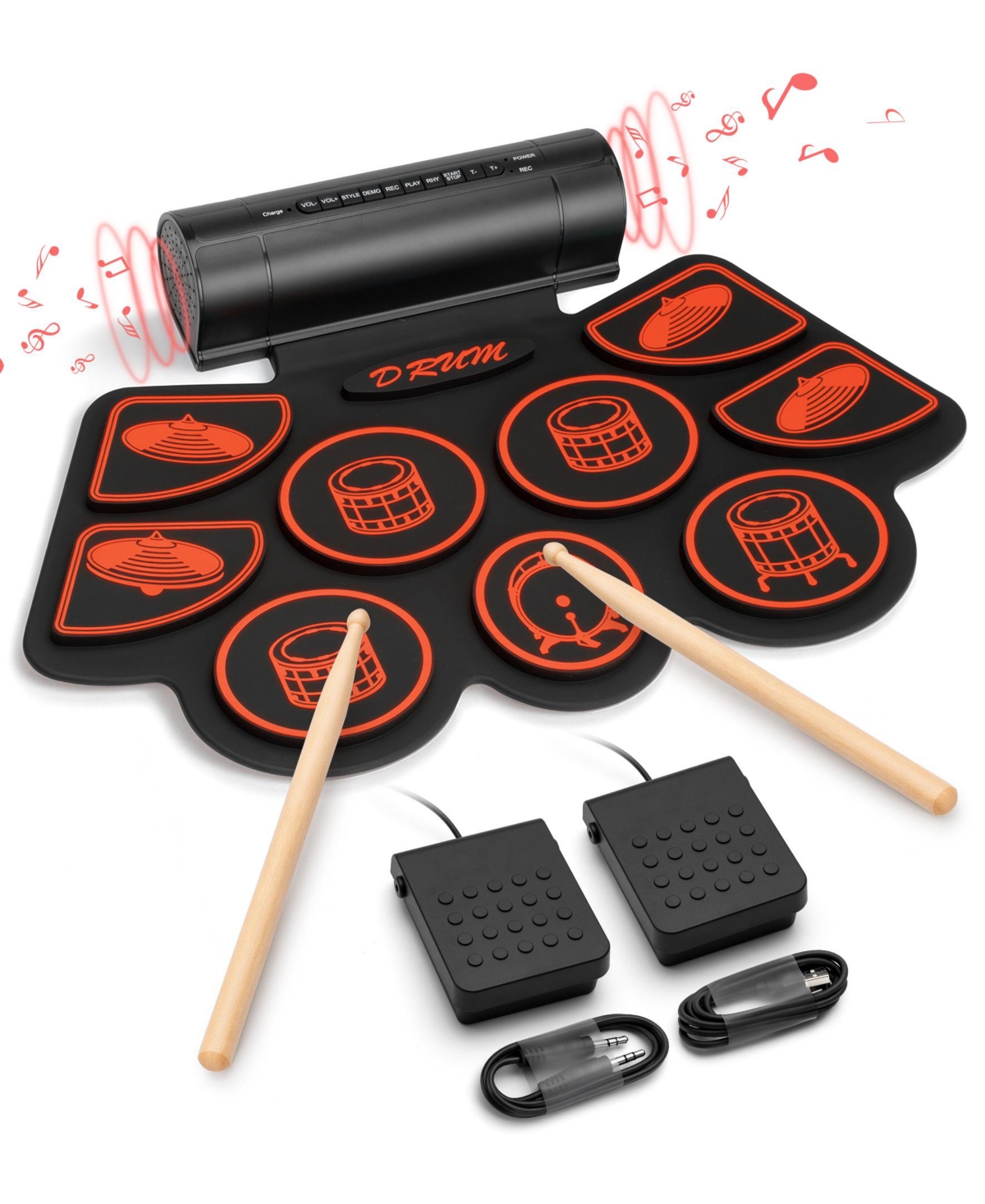 Click here for Sugift Kids Roll-Up Electronic Drum Set with Speak... prices