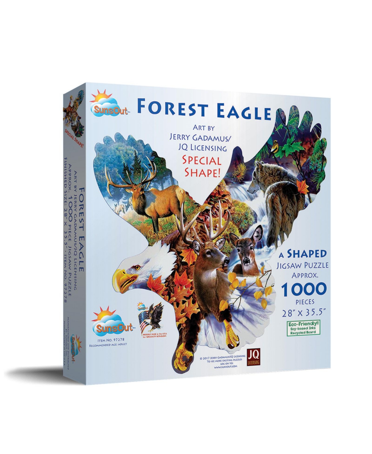 Click here for Forest Eagle 1000 piece Jigsaw Puzzle for Adults S... prices