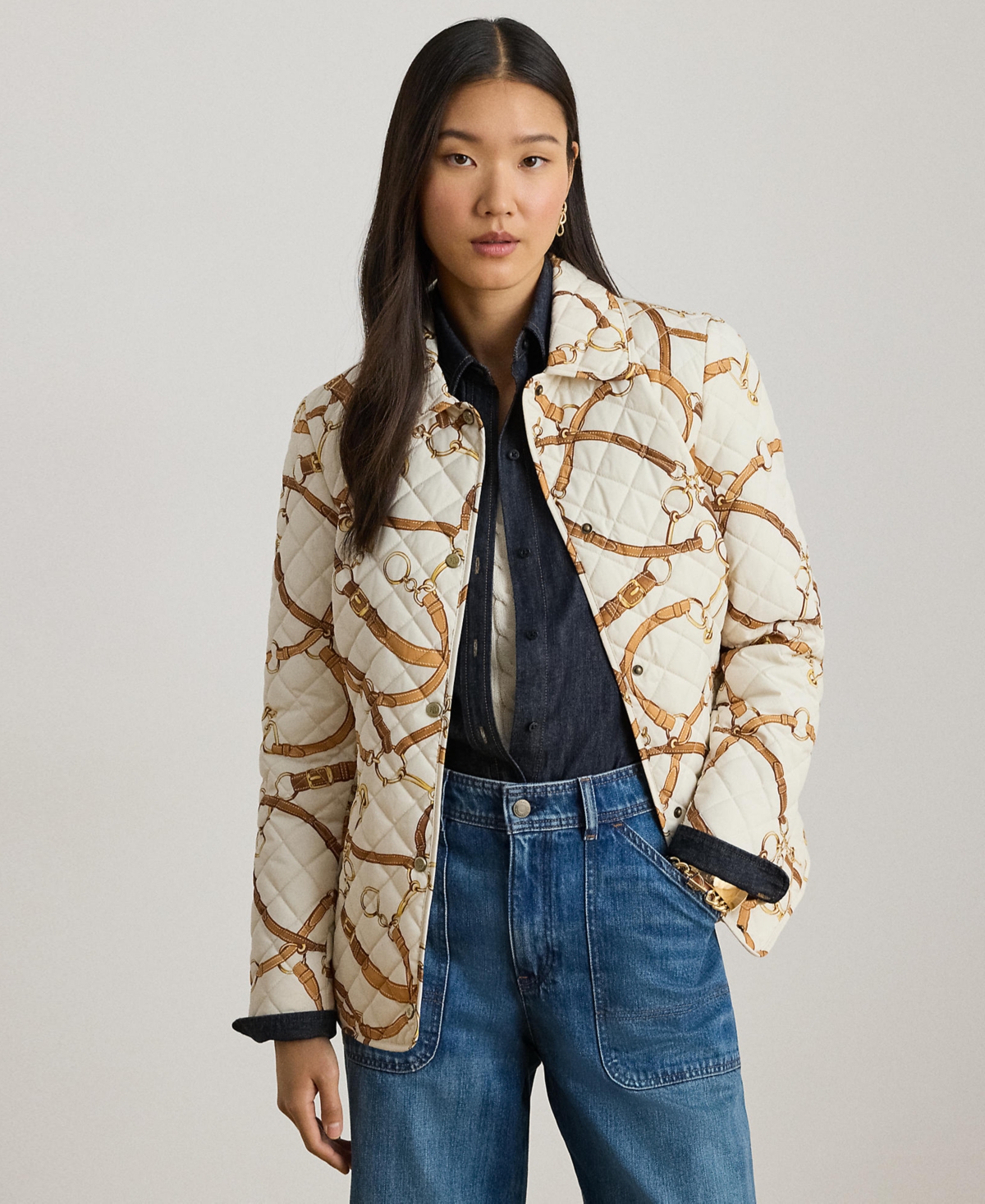 Click here for Lauren Ralph Lauren Womens Collared Anorak Coat -... prices