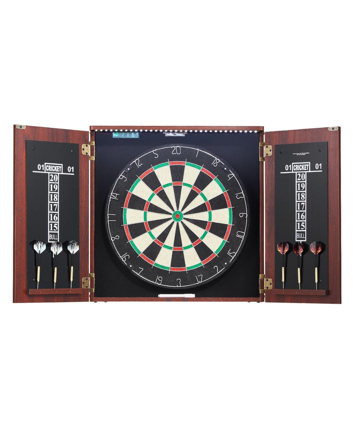 Click here for Sugift Dartboard and Cabinet Set with Led Light Of... prices