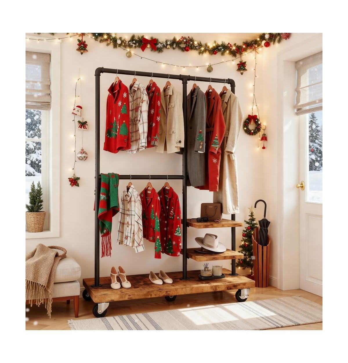 Click here for Raybee Clothes Rack  Heavy Duty Clothing Rack  Ind... prices